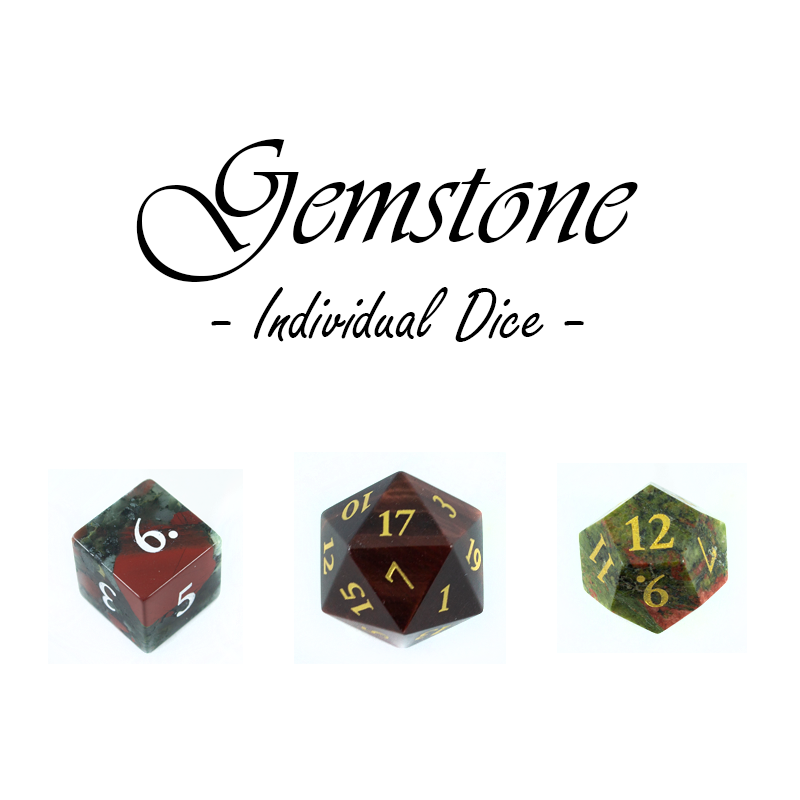Stone - Individual Dice – Paladin Roleplaying